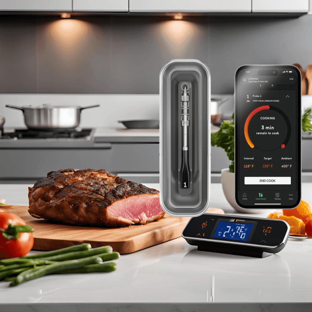 How to Use the CHEF iQ Wireless Meat Thermometer for Perfectly Cooked ...